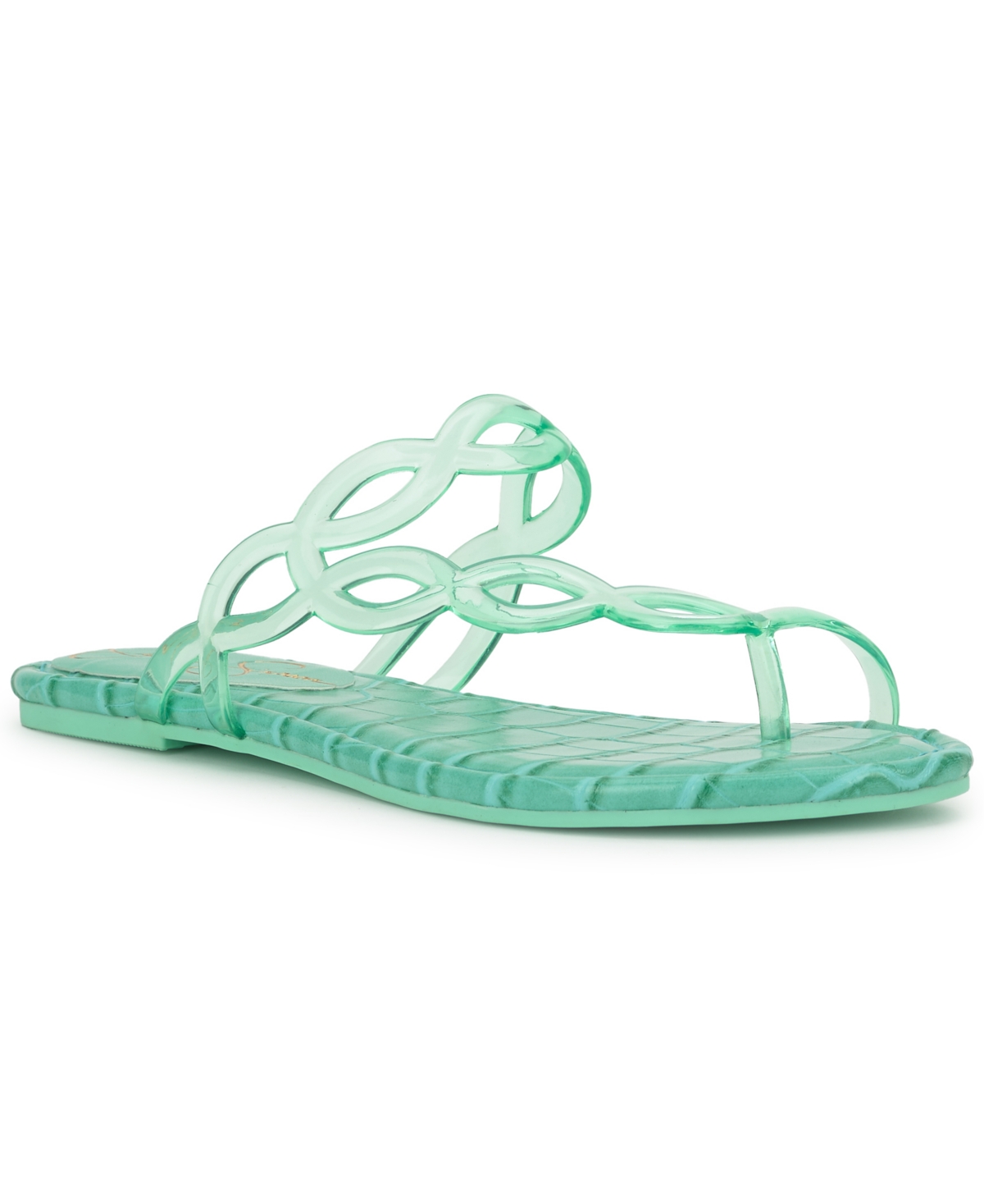 Click here for Jessica Simpson Womens Aloni Jelly Toe-Ring Flat S... prices