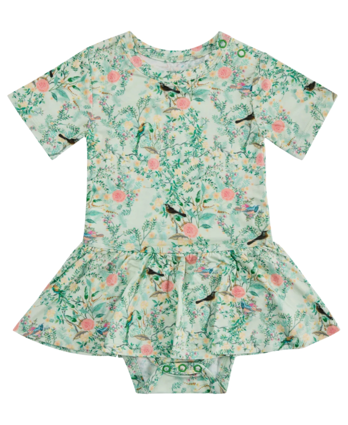 Click here for Motette Baby Girls Sage Blossom Bamboo Twirl Dress... prices