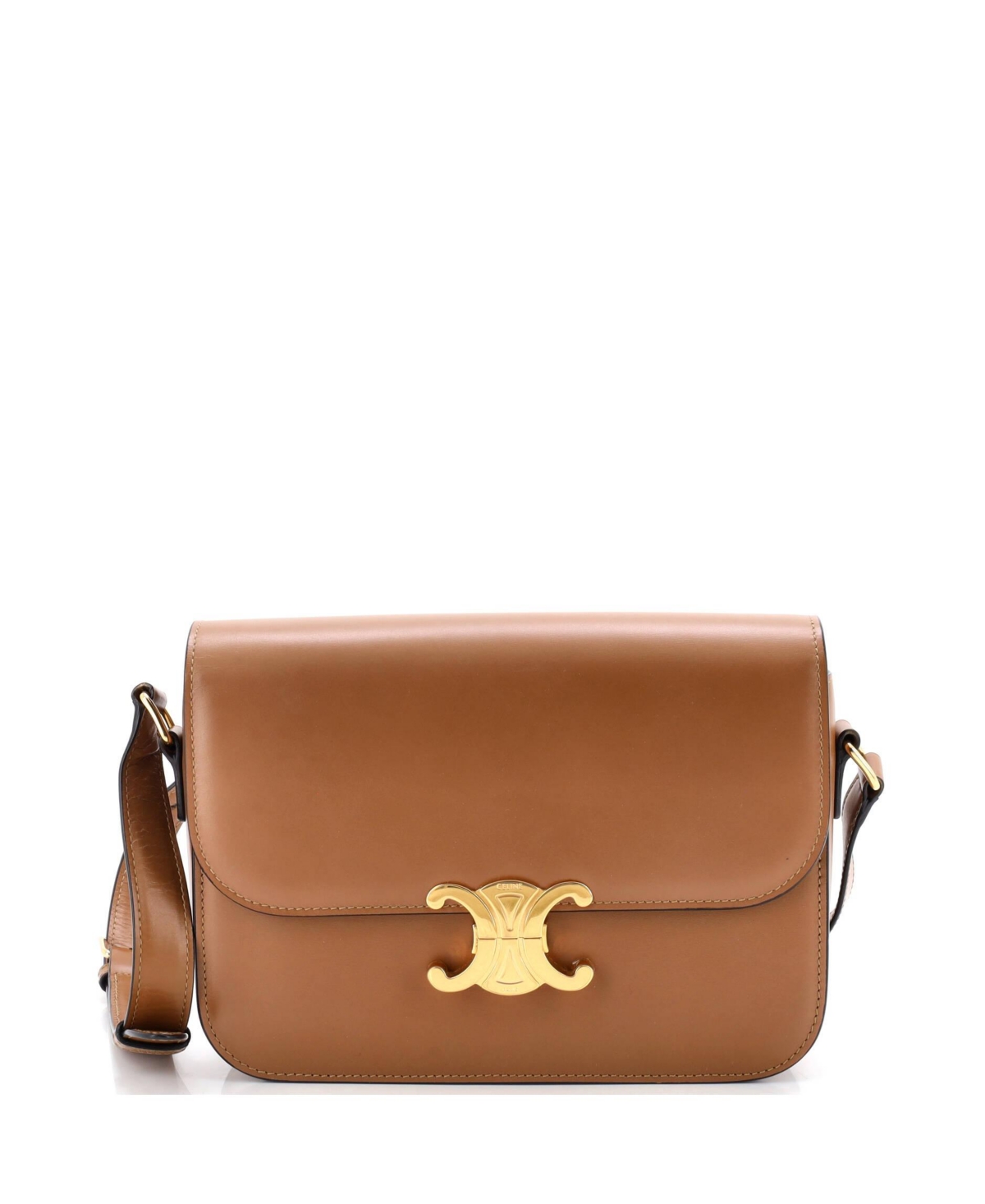 Click here for Pre-Owned Celine Medium Triomphe Shoulder Bag Smoo... prices