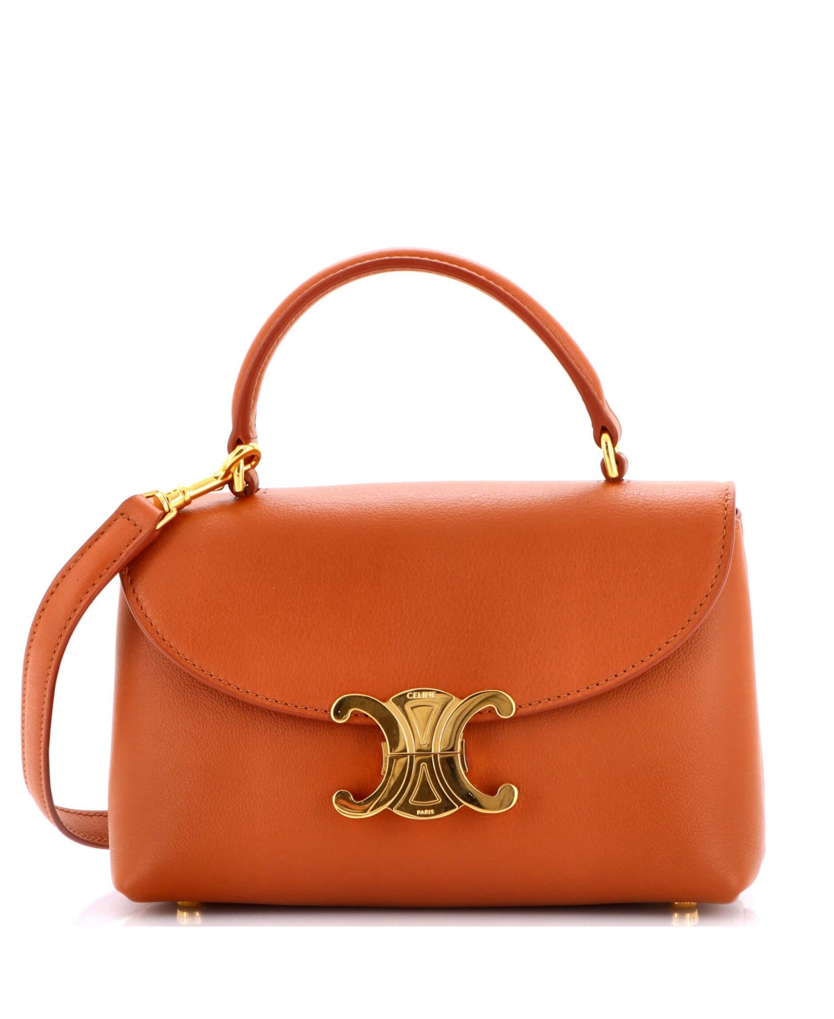 Click here for Pre-Owned Celine Medium Nino Top Handle Bag Leathe... prices