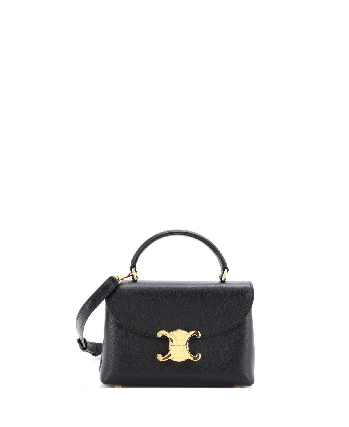 Click here for Pre-Owned Celine Teen Nino Top Handle Bag Leather... prices