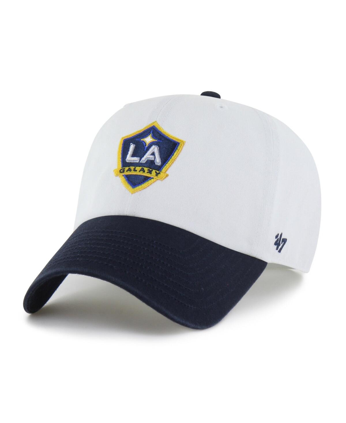 Click here for 47 Brand Mens White La Galaxy Two-Tone Clean Up Ad... prices