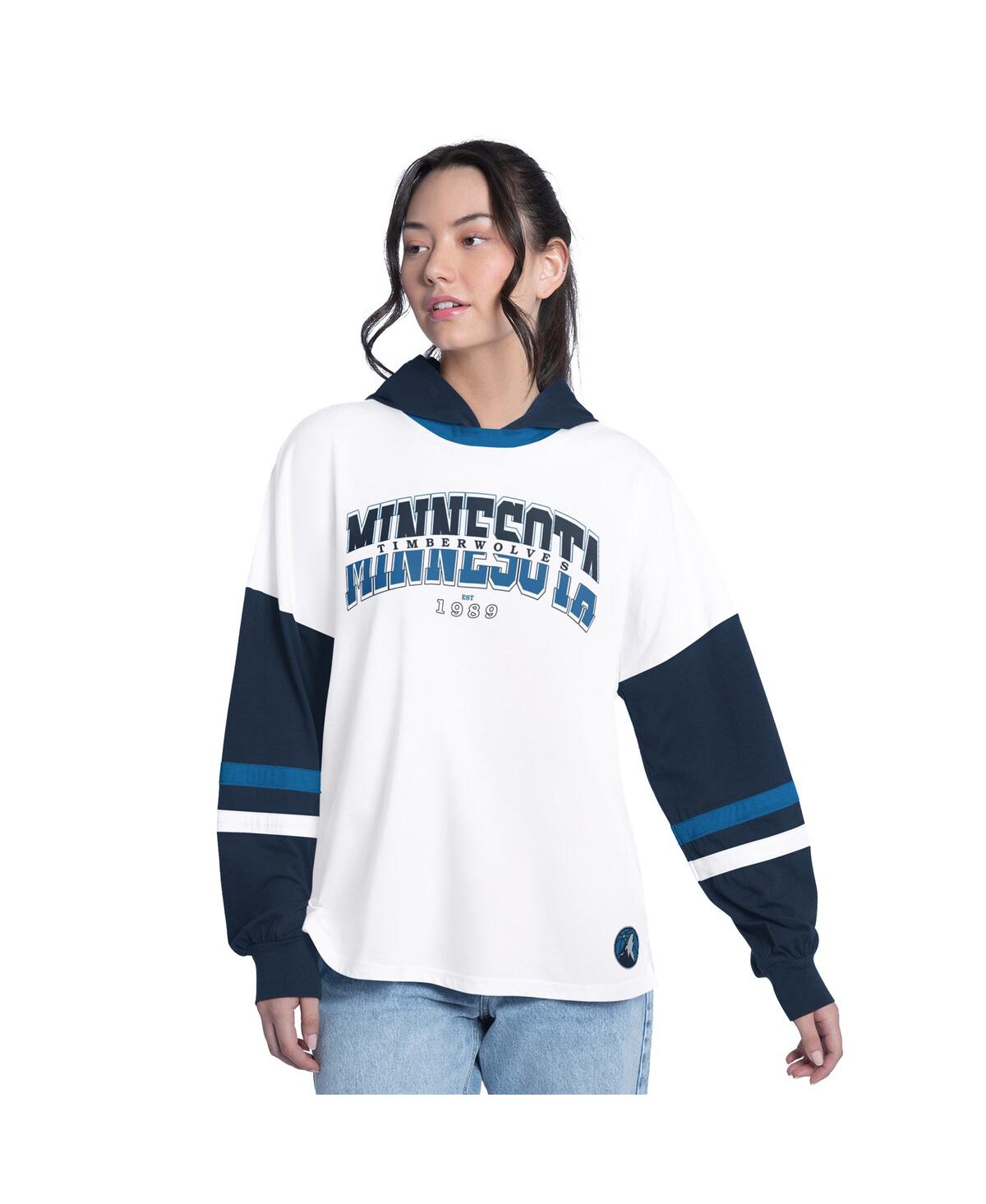 Click here for G-iii 4Her by Carl Banks Womens White/Navy Minneso... prices