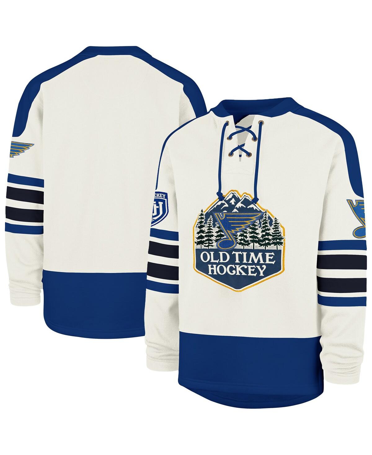 Click here for 47 Brand Mens Cream St. Louis Blues Pond Hockey Tr... prices