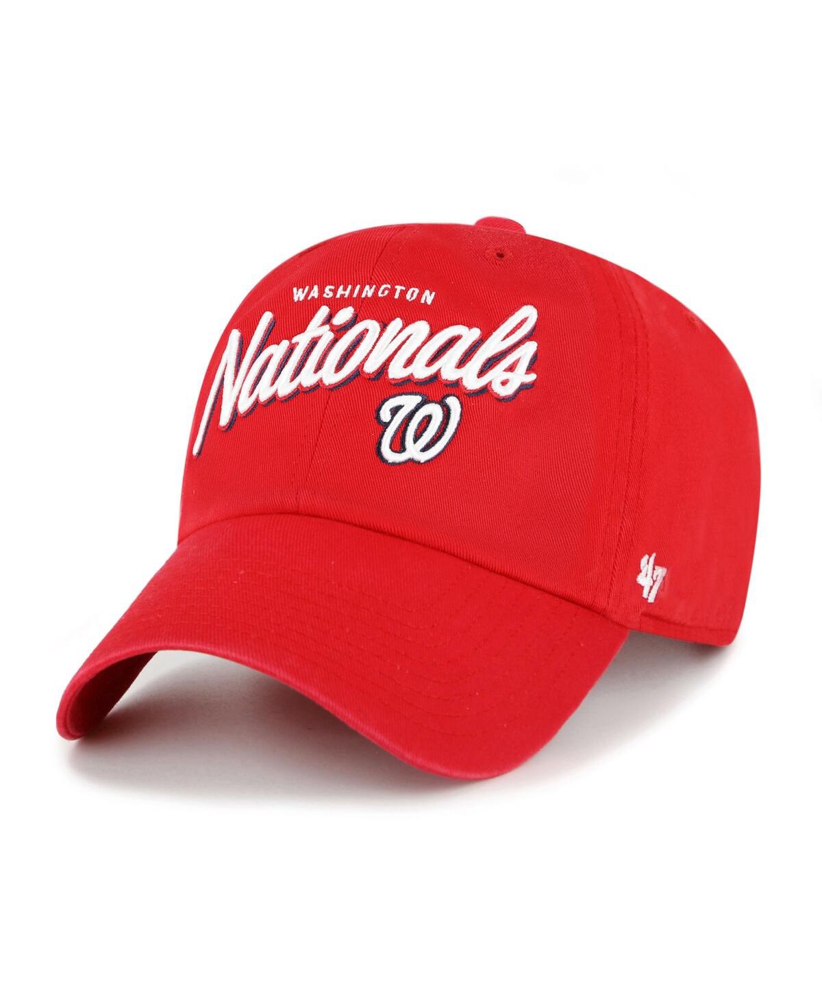 Click here for 47 Brand Womens Red Washington Nationals Ariana Cl... prices