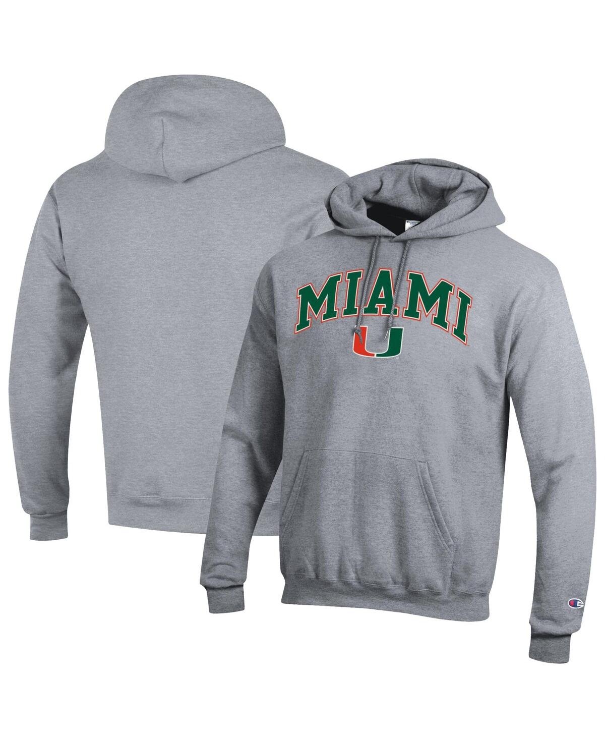 Click here for Champion Mens Heather Gray Miami Hurricanes Arch O... prices