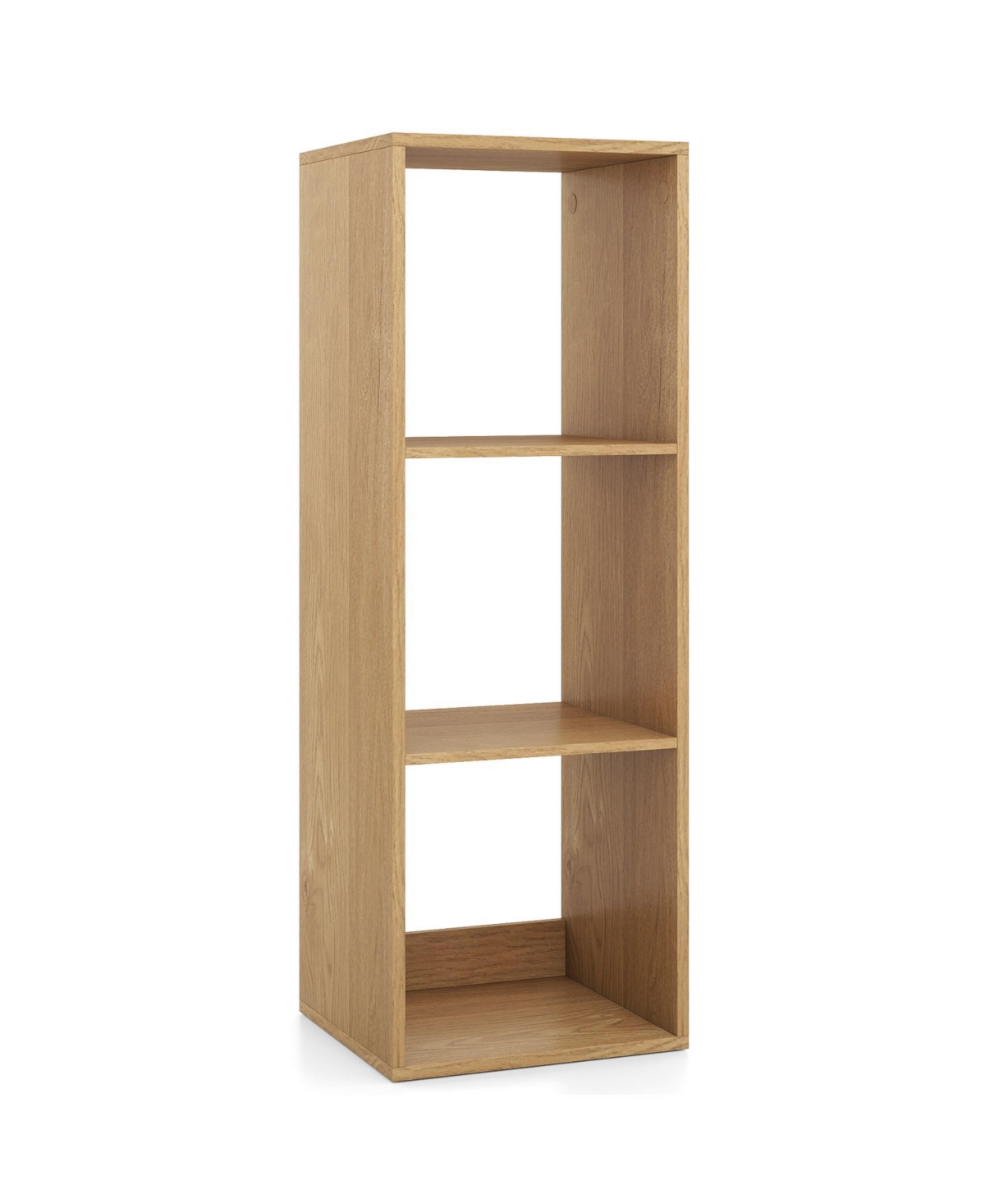 Click here for Slickblue 3-Cube Bookshelf with Back Guardrail for... prices