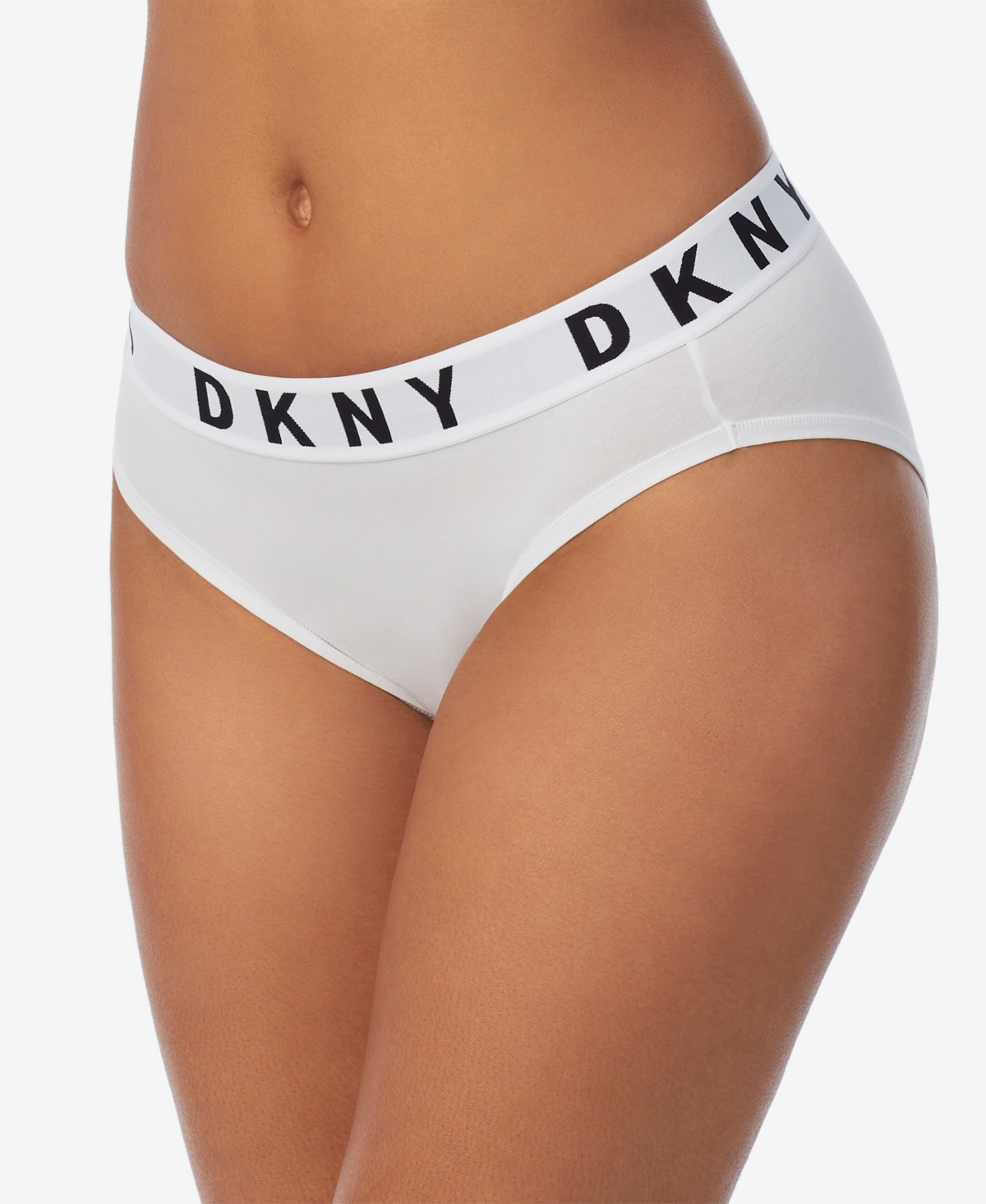 Click here for Dkny Womens Cozy Boyfriend Hi-Cut Brief - White prices