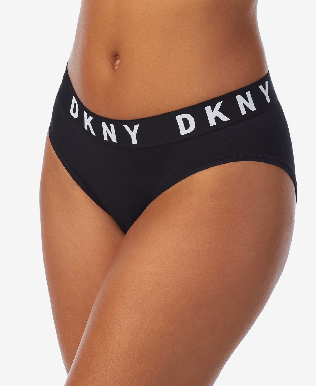 Click here for Dkny Womens Cozy Boyfriend Hi-Cut Brief - Black prices