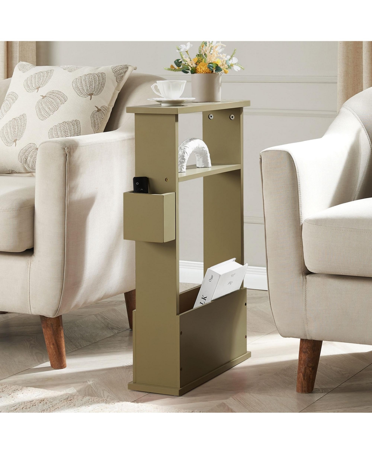 Click here for Kings Brand Furniture Zeke Narrow Side Table with... prices