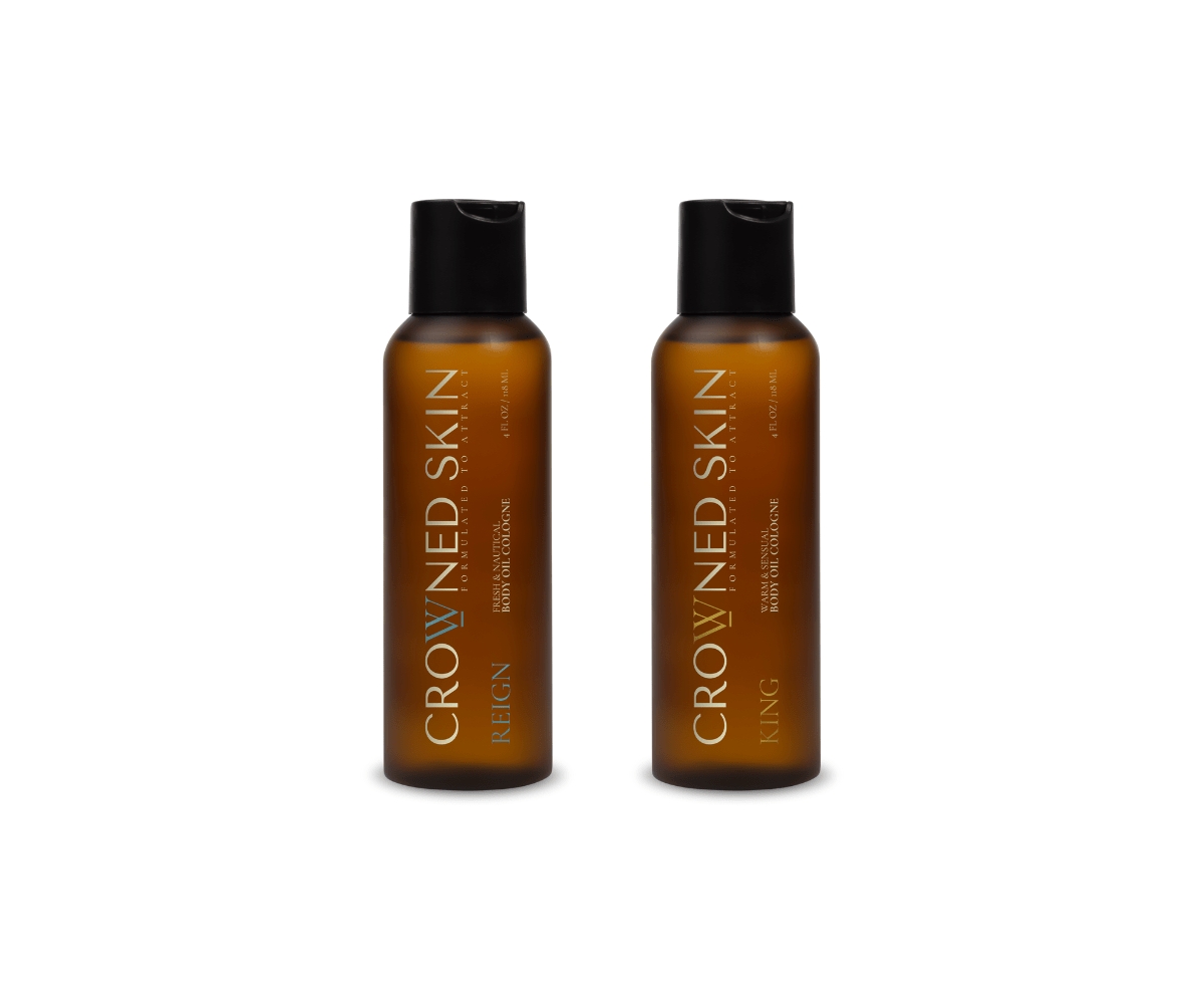 Click here for Crowned Skin King Body Oil and Reign Body Oil Set... prices