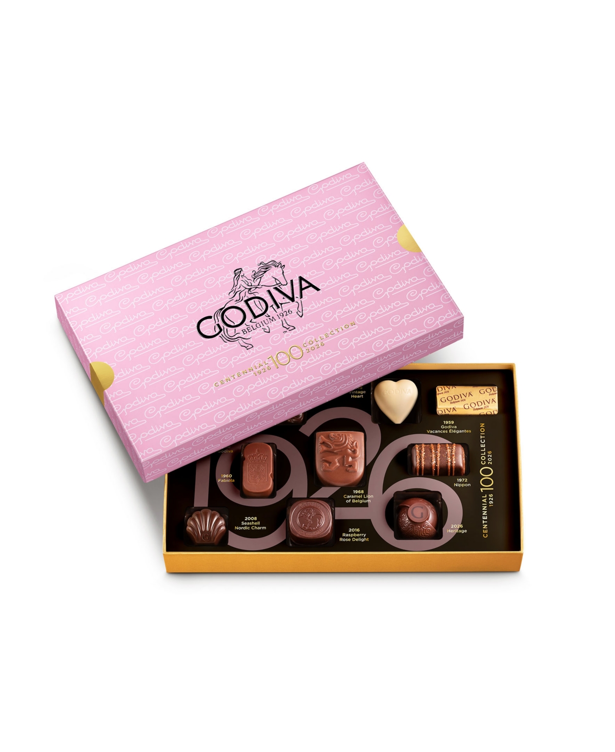 Click here for Godiva Centennial Anniversary Gift Box  10-Pc. prices