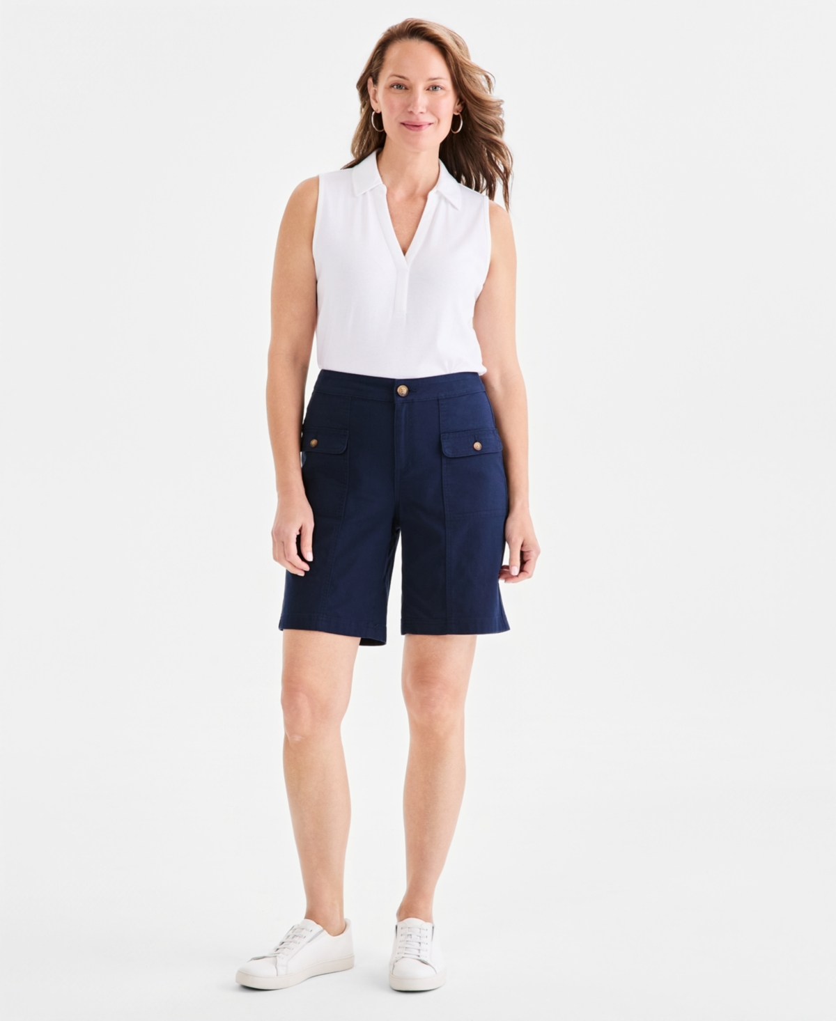 Click here for Style & Co Womens High-Rise Bermuda Shorts  Macys... prices