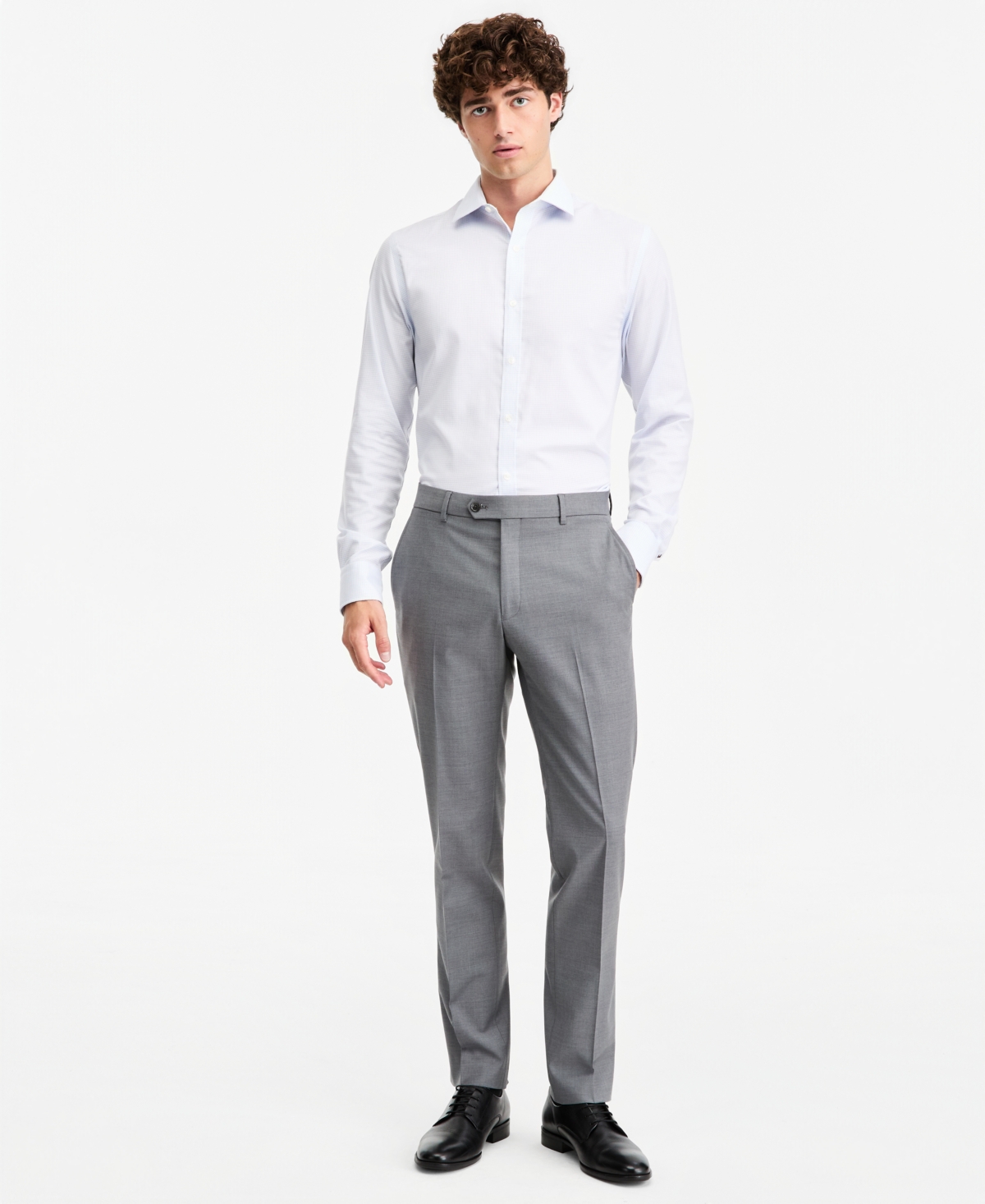 Click here for Tommy Hilfiger Mens Modern-Fit Wool Th-Flex Stretc... prices