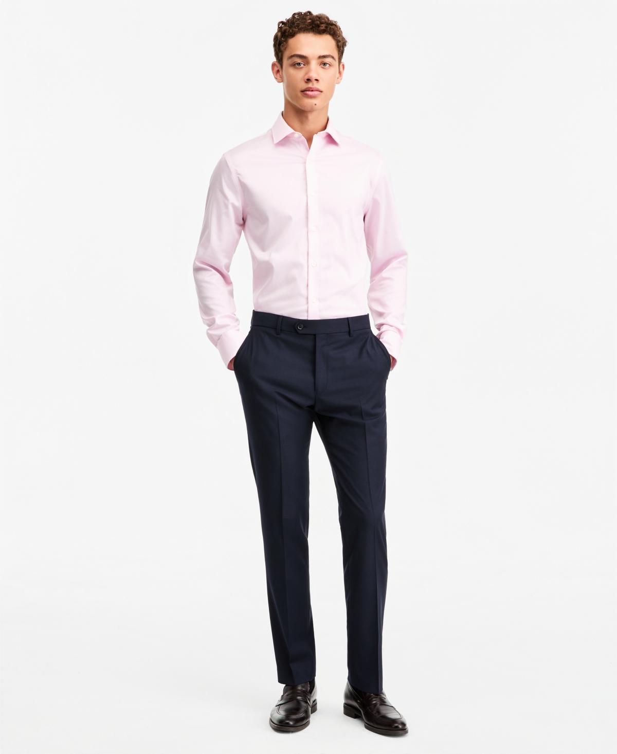 Click here for Tommy Hilfiger Mens Modern-Fit Wool Th-Flex Stretc... prices
