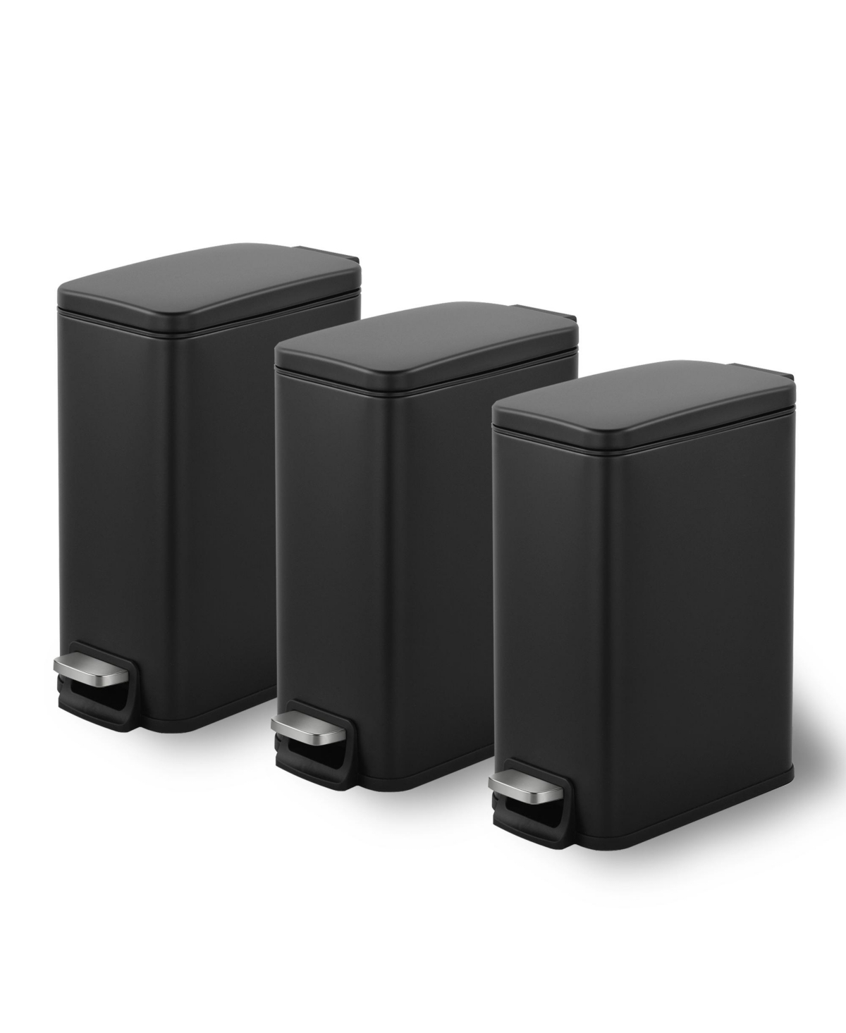 Click here for Mega Casa 3 Pack 1.6 Gallon Stainless Steel Slim B... prices