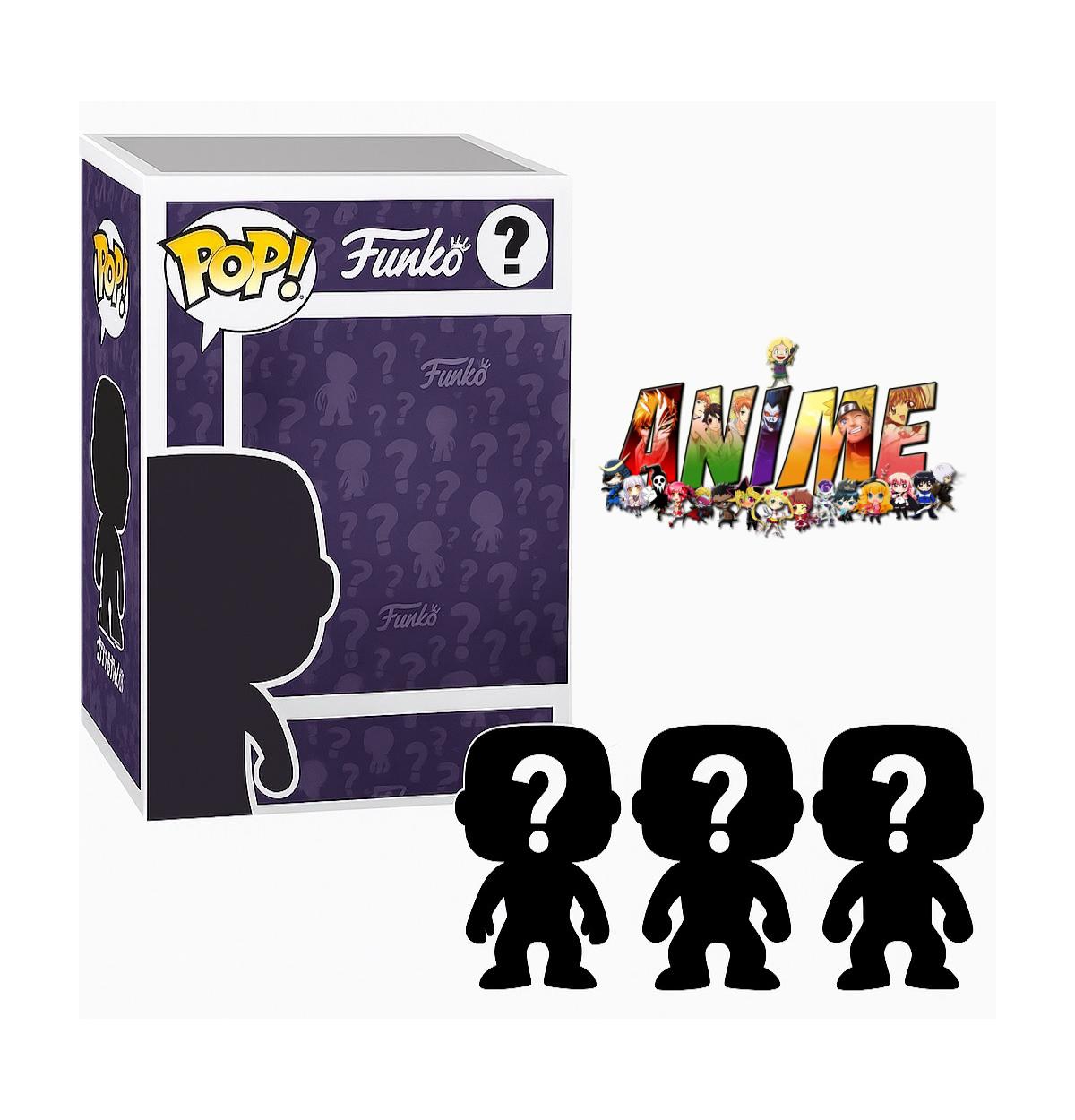 Click here for Funko Set of 3 Surprise Mystery Anime Pop! Randoml... prices