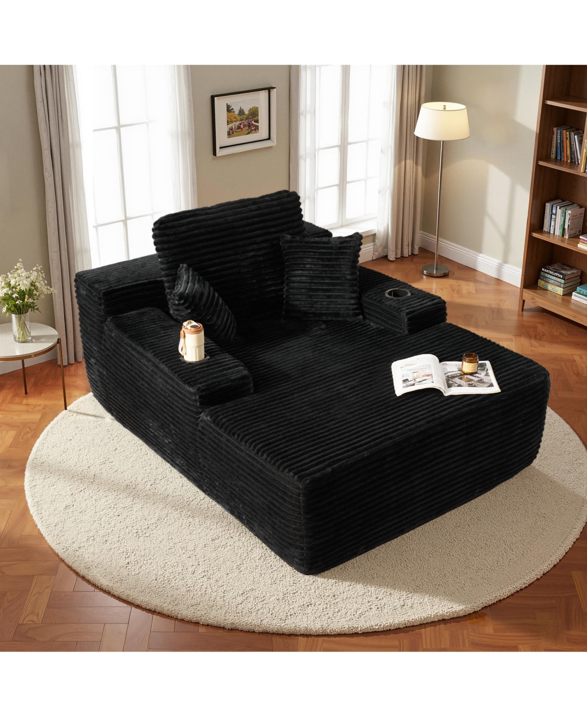 Click here for Xizzi Chaise Lounge Chair  Oversized Plush Upholst... prices