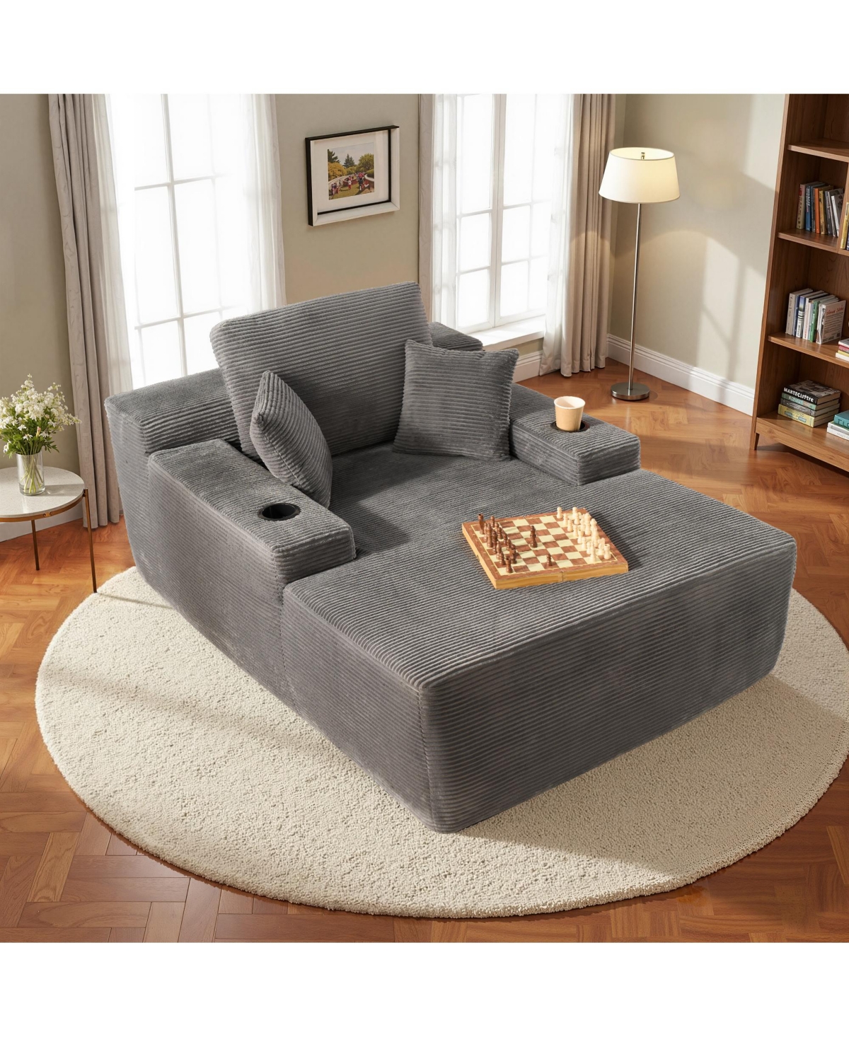 Click here for Xizzi Chaise Lounge Chair  Oversized Plush Upholst... prices