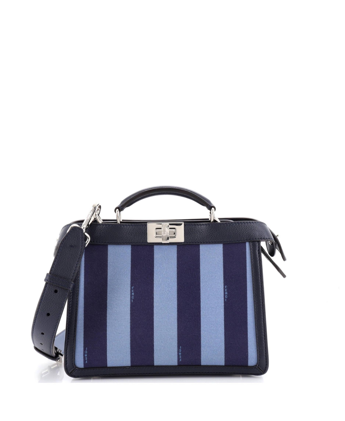 Click here for Pre-Owned Fendi Mini Peekaboo ISeeU Briefcase Pequ... prices