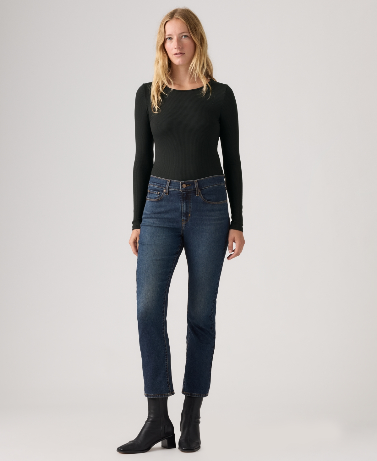 Click here for Levis Womens Classic Mid Rise Straight-Leg Jeans -... prices