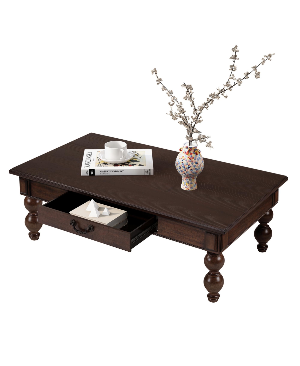 Click here for Rainsken Rectangular Wooden Coffee Table  Vintage... prices