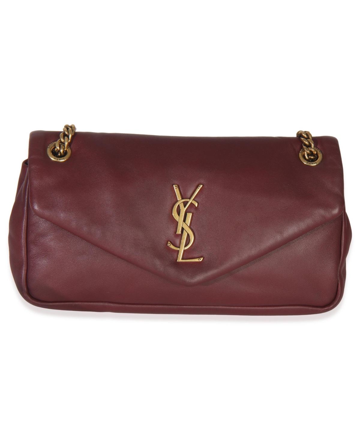 Click here for Pre-Owned Saint Laurent Deep Raspberry Smooth Lamb... prices