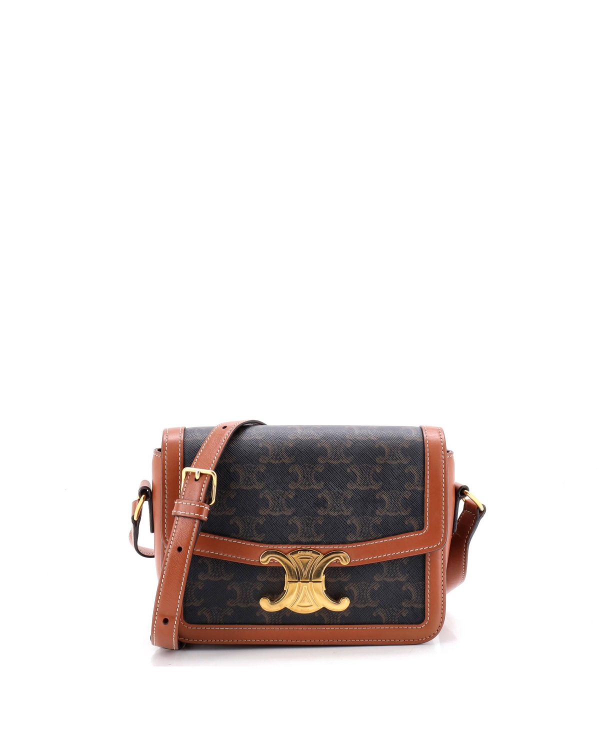 Click here for Pre-Owned Celine Teen Triomphe Shoulder Bag Triomp... prices