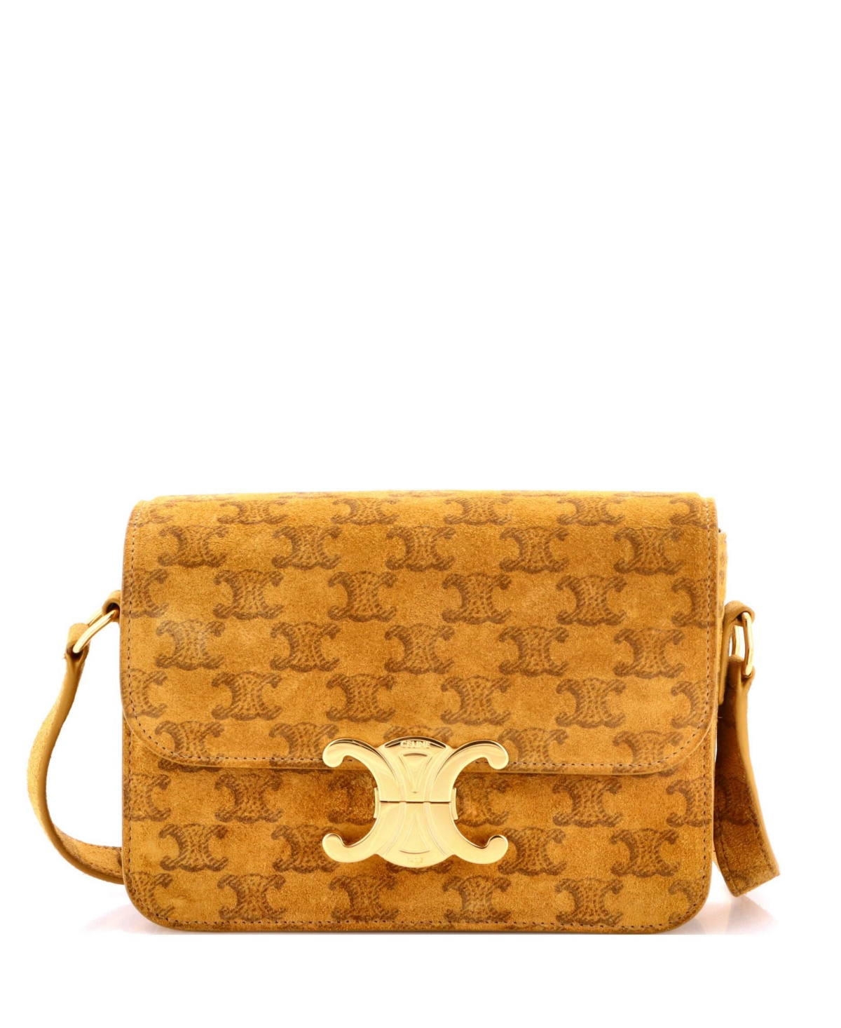 Click here for Pre-Owned Celine Teen Triomphe Shoulder Bag Triomp... prices