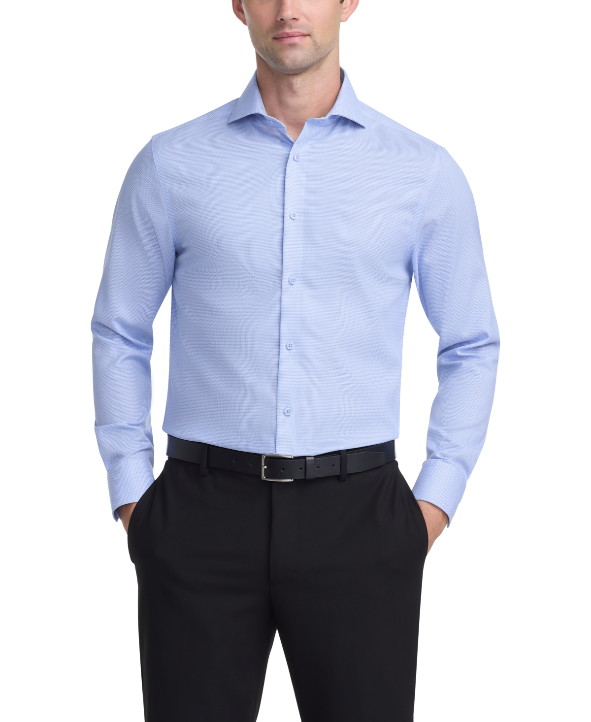 Click here for Ted Baker Mens Stretch Slim Fit Dress Shirt - Blue prices