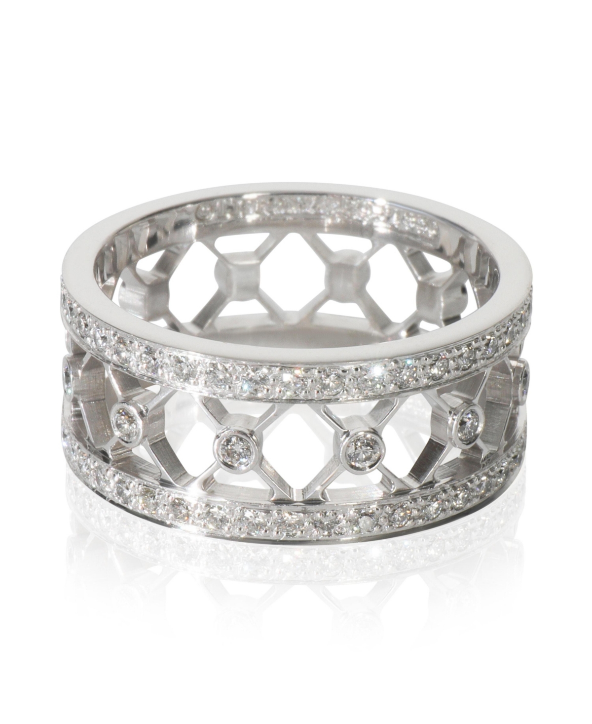 Click here for Pre-Owned Tiffany & Co Platinum Diamond Voile Ring... prices