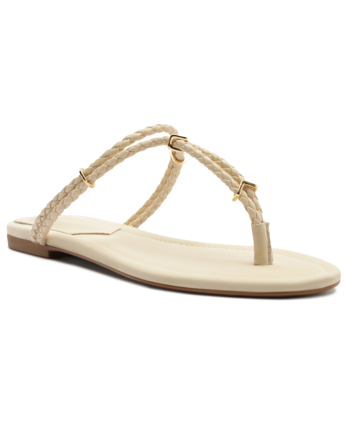 Click here for Schutz Womens Cordelia Slip-On Flat Sandals - Egg... prices