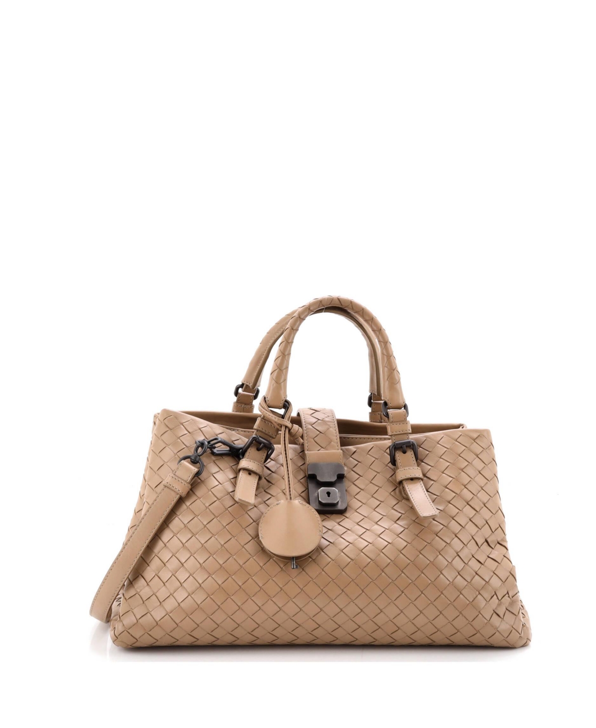 Click here for Pre-Owned Bottega Veneta Small Roma Bag Intrecciat... prices