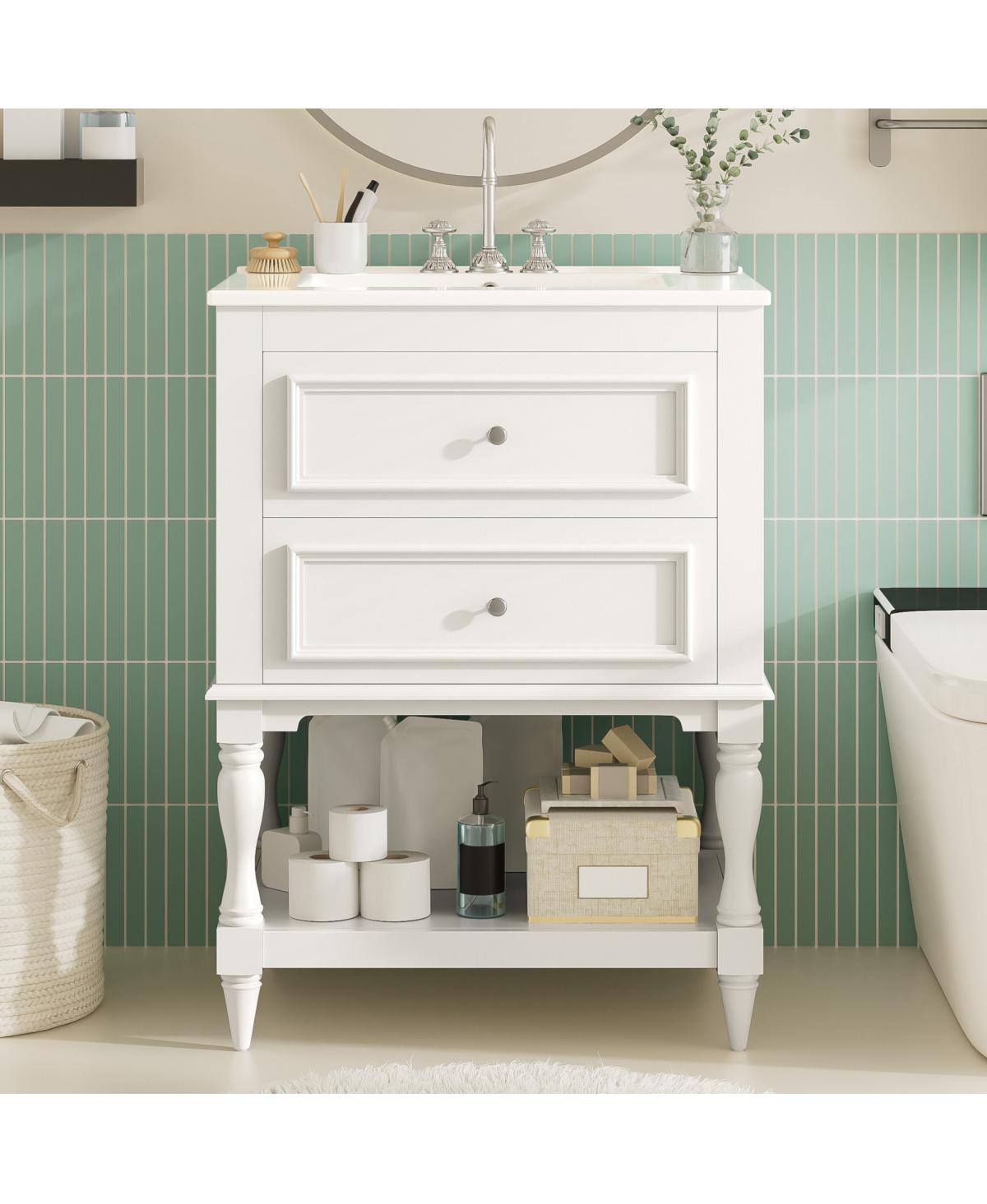 Click here for Sillysis 24.4" Retro Freestanding Bathroom Va... prices