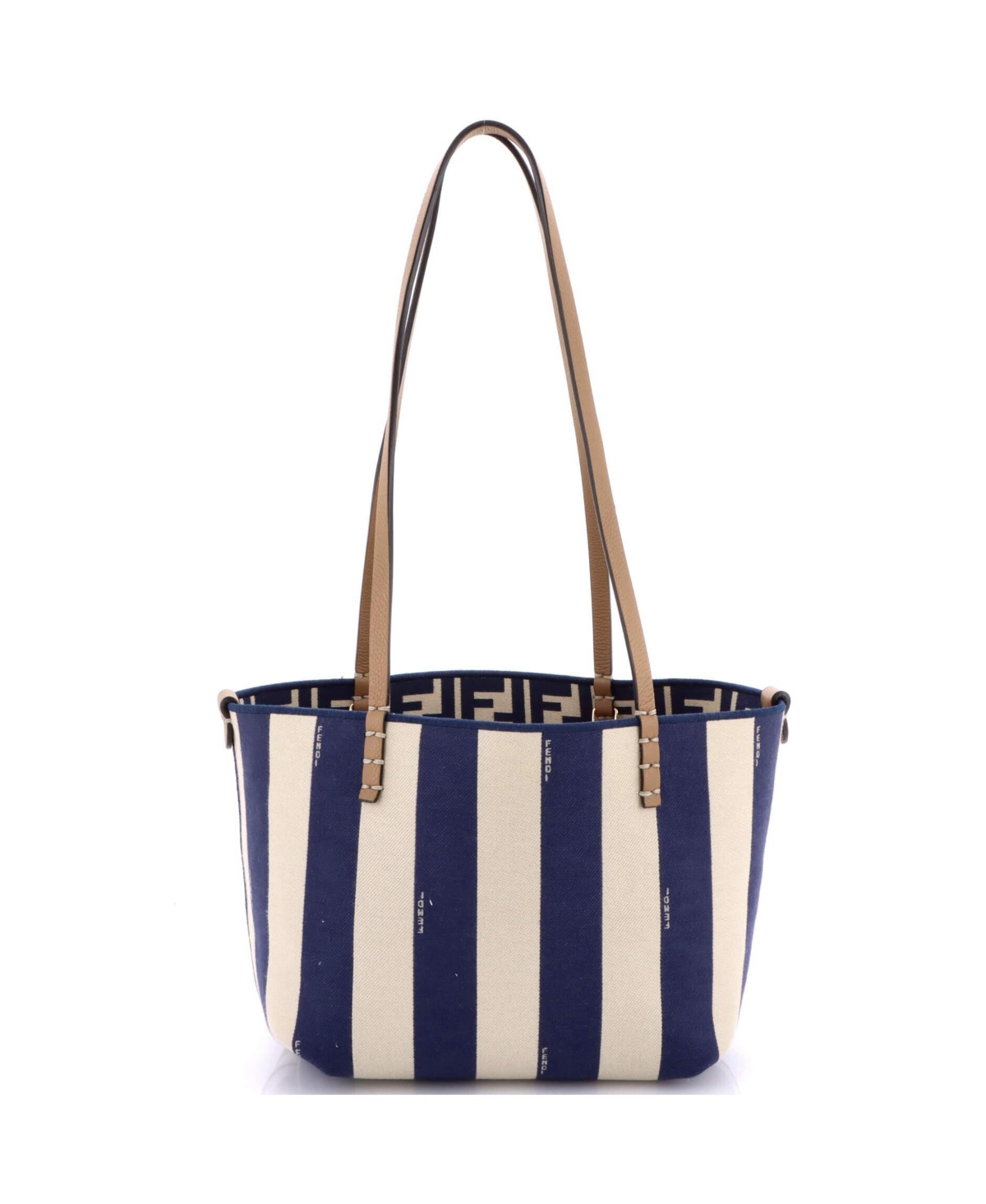 Click here for Pre-Owned Fendi Medium Reversible Roll Tote Zucca... prices