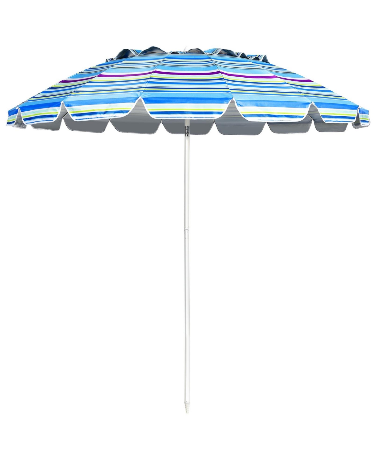 Click here for Sugift 8FT Portable Beach Umbrella with Sand Ancho... prices
