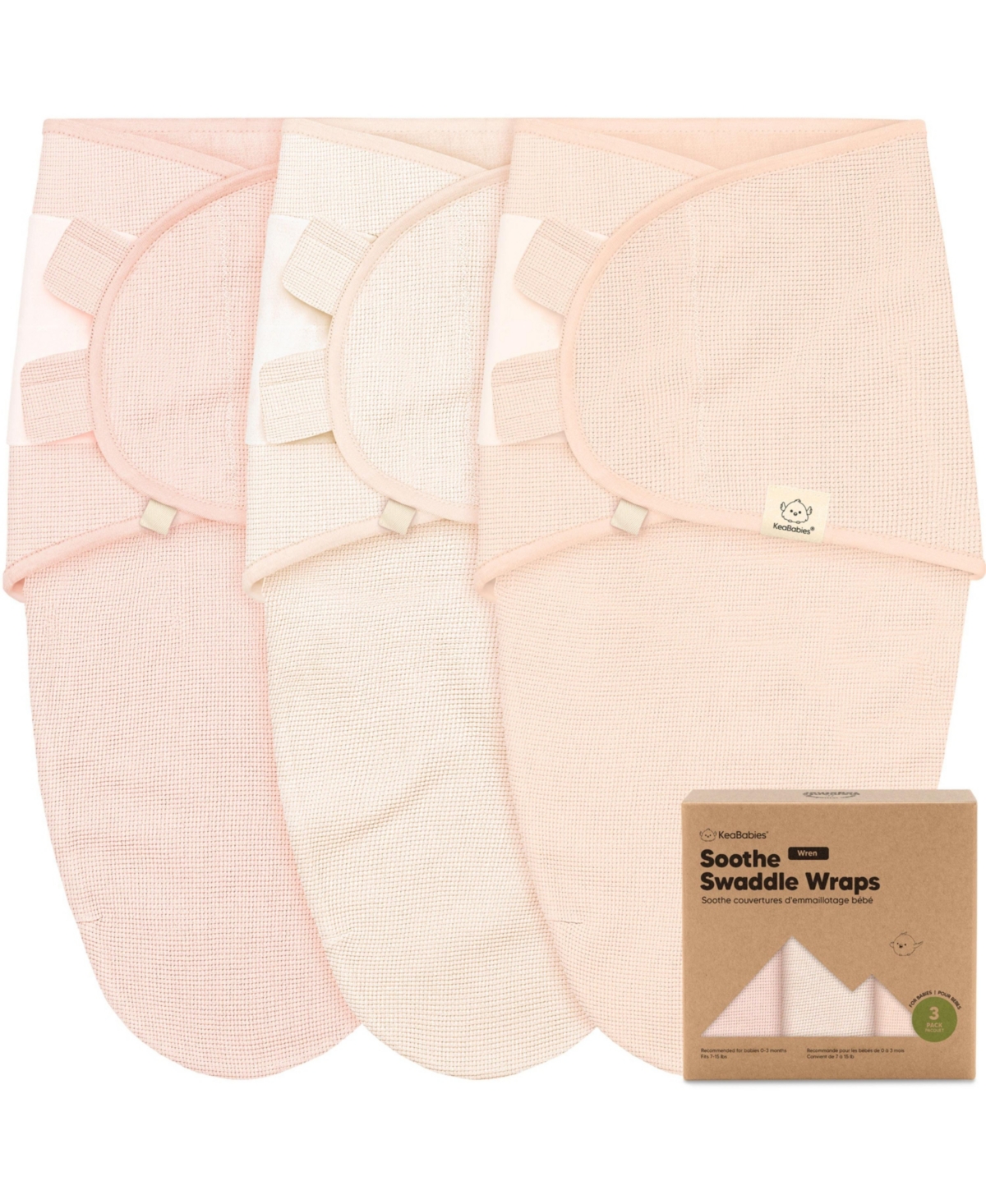 Click here for KeaBabies 3pk Soothe Wren Swaddle Sleep Sacks  New... prices