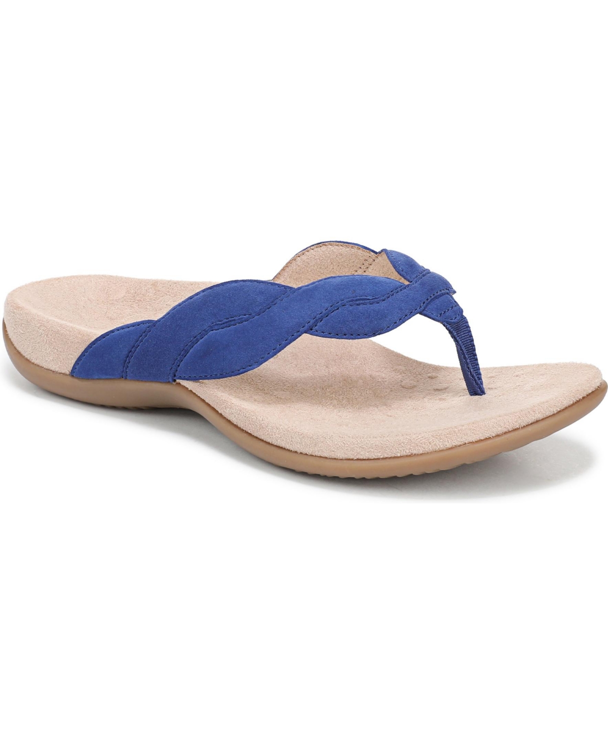 Click here for Vionic Womens Bella Braid Thong Sandals - Mazarine... prices