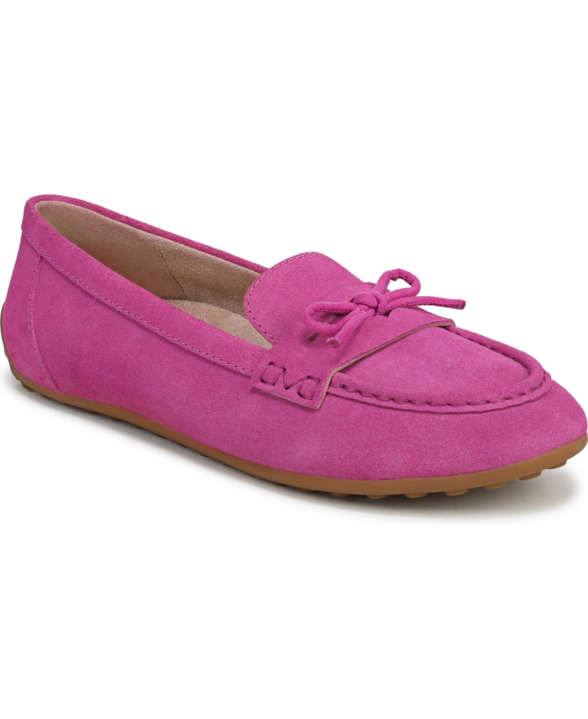 Click here for Vionic Womens Taryn Driver Shoes - Rose violet sue... prices