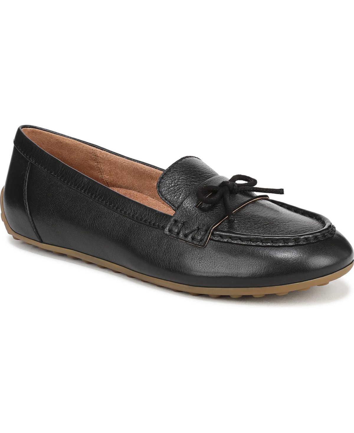 Click here for Vionic Womens Taryn Driver Shoes - Black leather prices