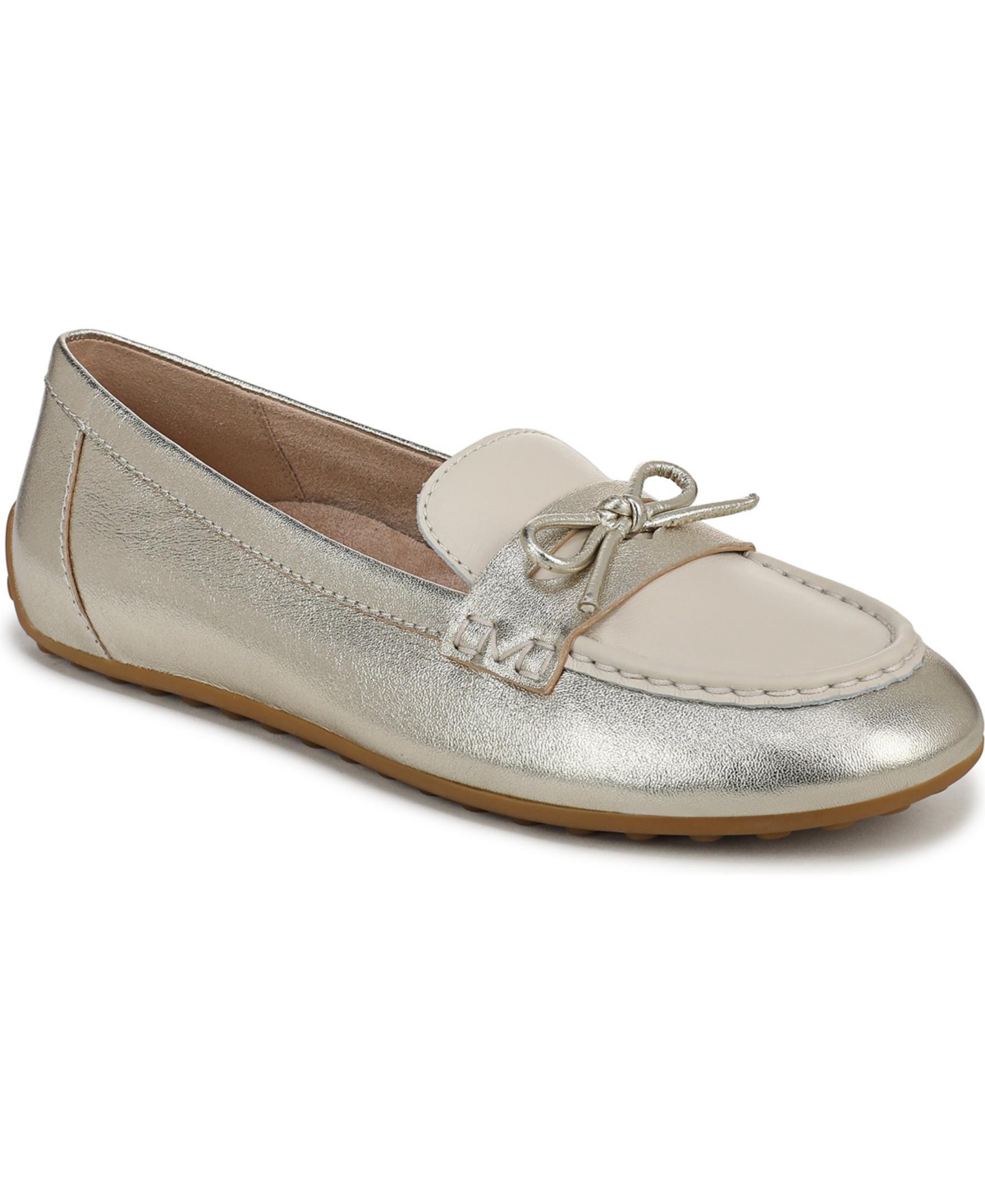 Click here for Vionic Womens Taryn Driver Shoes - Gold metallic l... prices