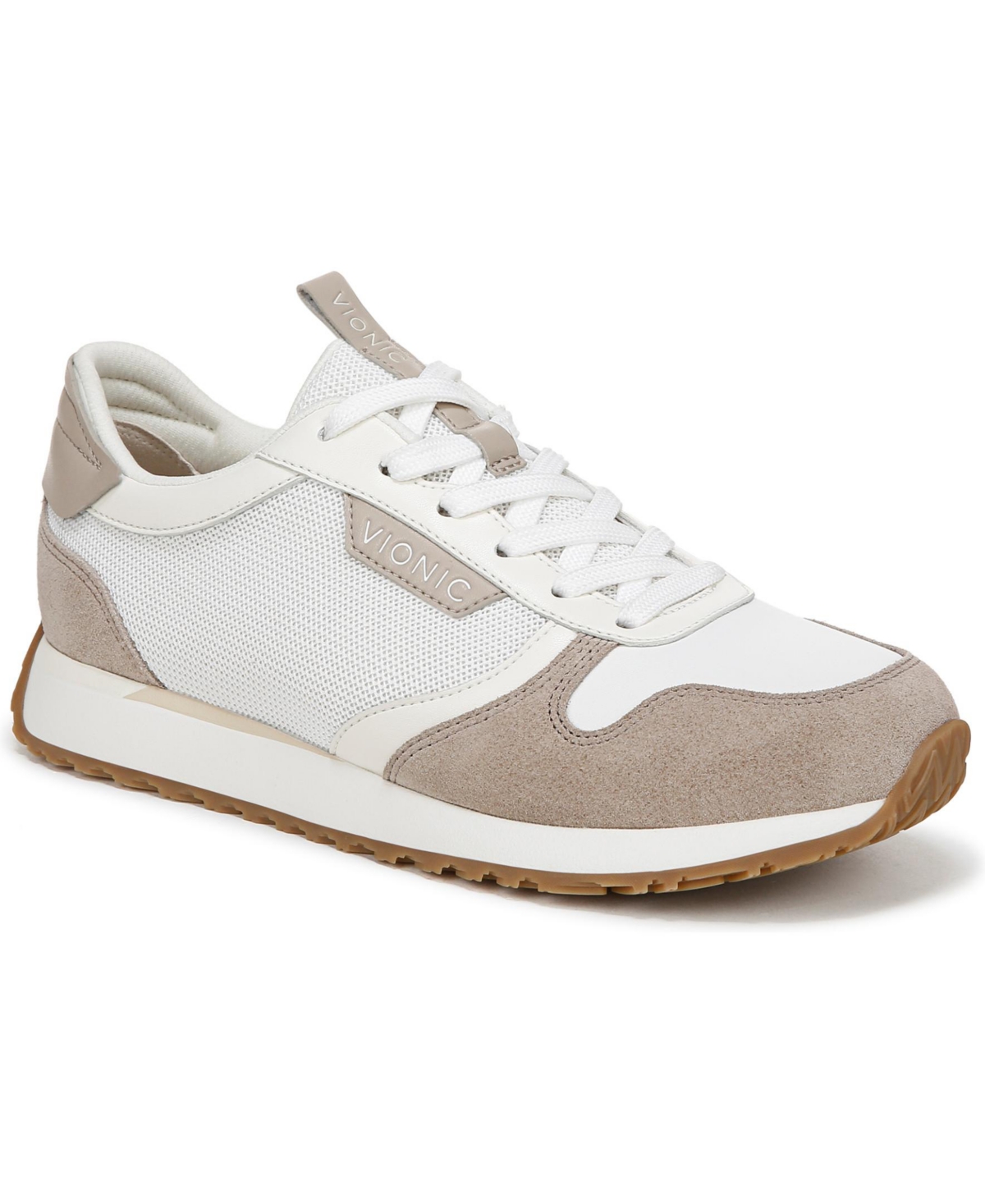 Click here for Vionic Womens Monarch Sneakers - White microfiber... prices