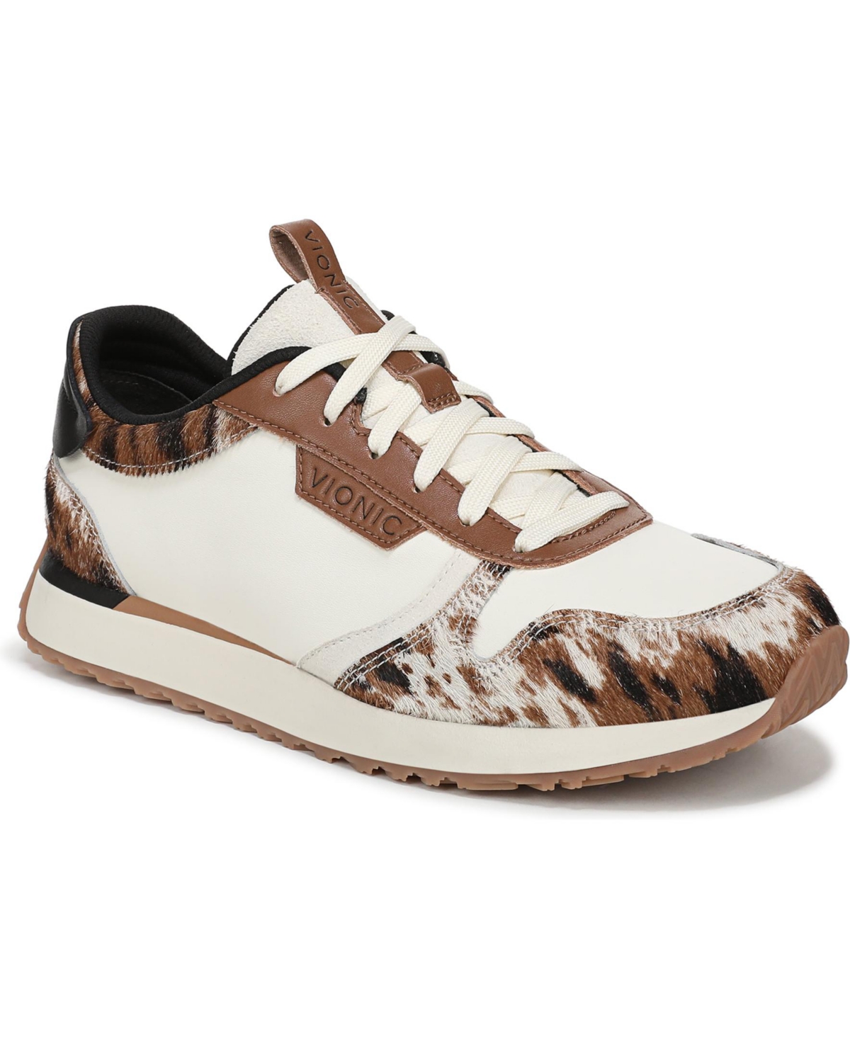 Click here for Vionic Womens Monarch Sneakers - Ivory/black multi prices