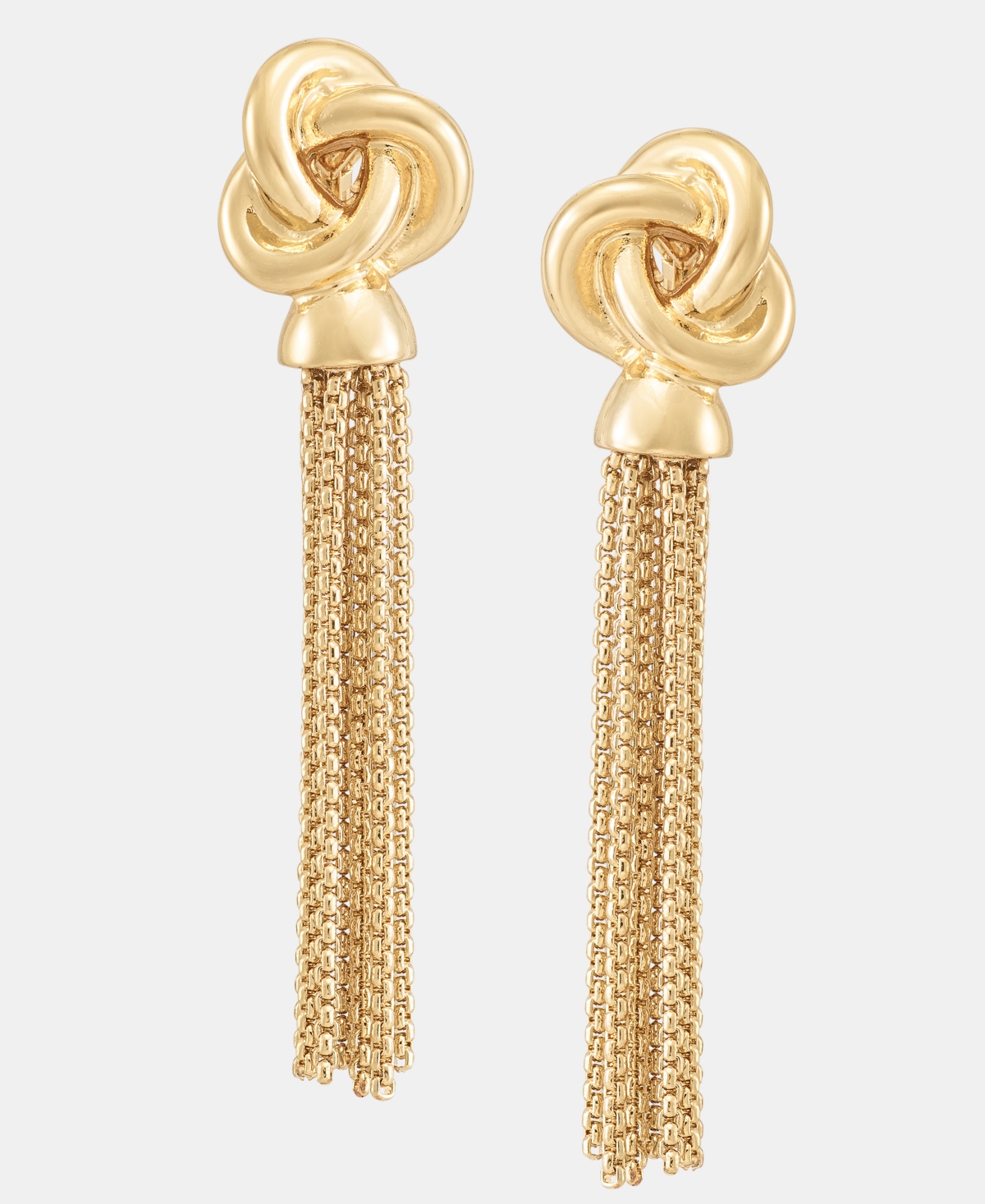 Click here for Anne Klein Gold-Tone Tassel Knot Ez Comfort Clip E... prices