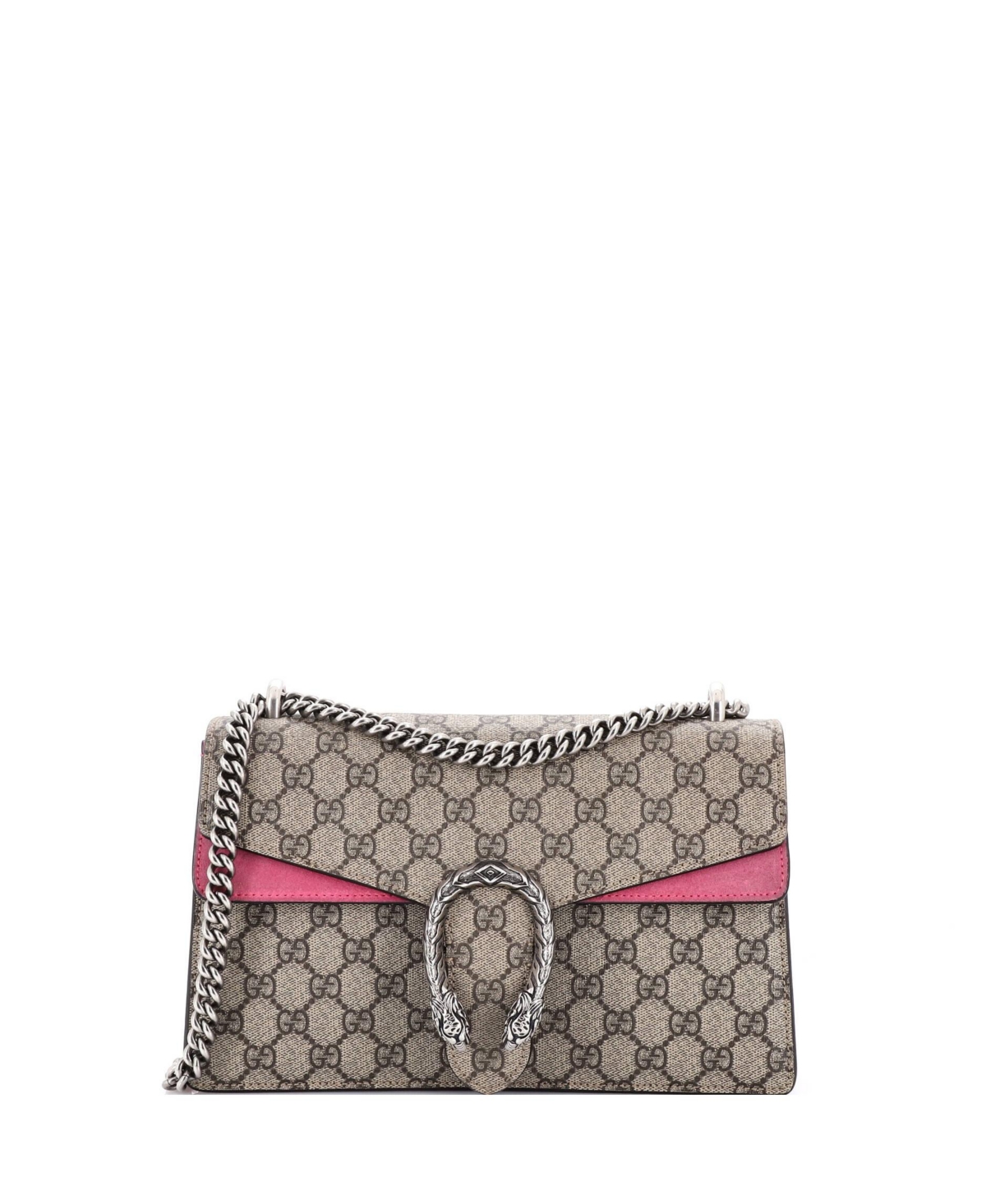 Click here for Pre-Owned Gucci Small Dionysus Bag Gg Coated Canva... prices
