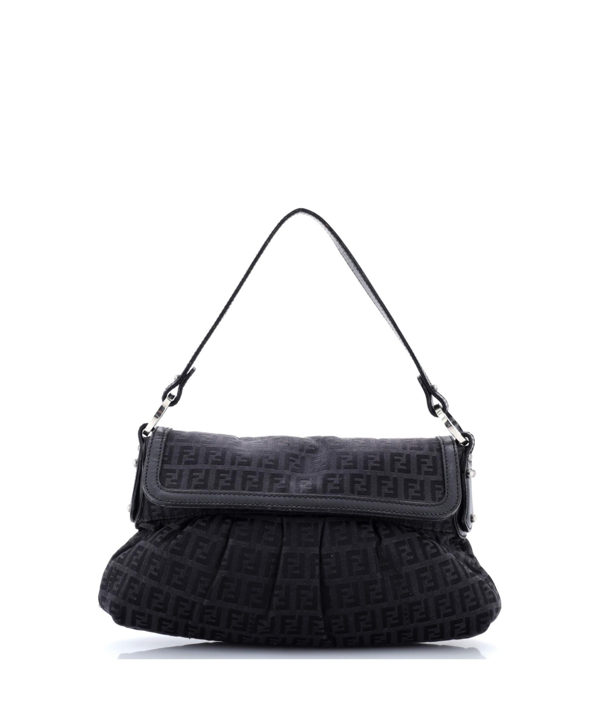 Click here for Pre-Owned Fendi Small Chef Flap Bag Zucca Canvas -... prices