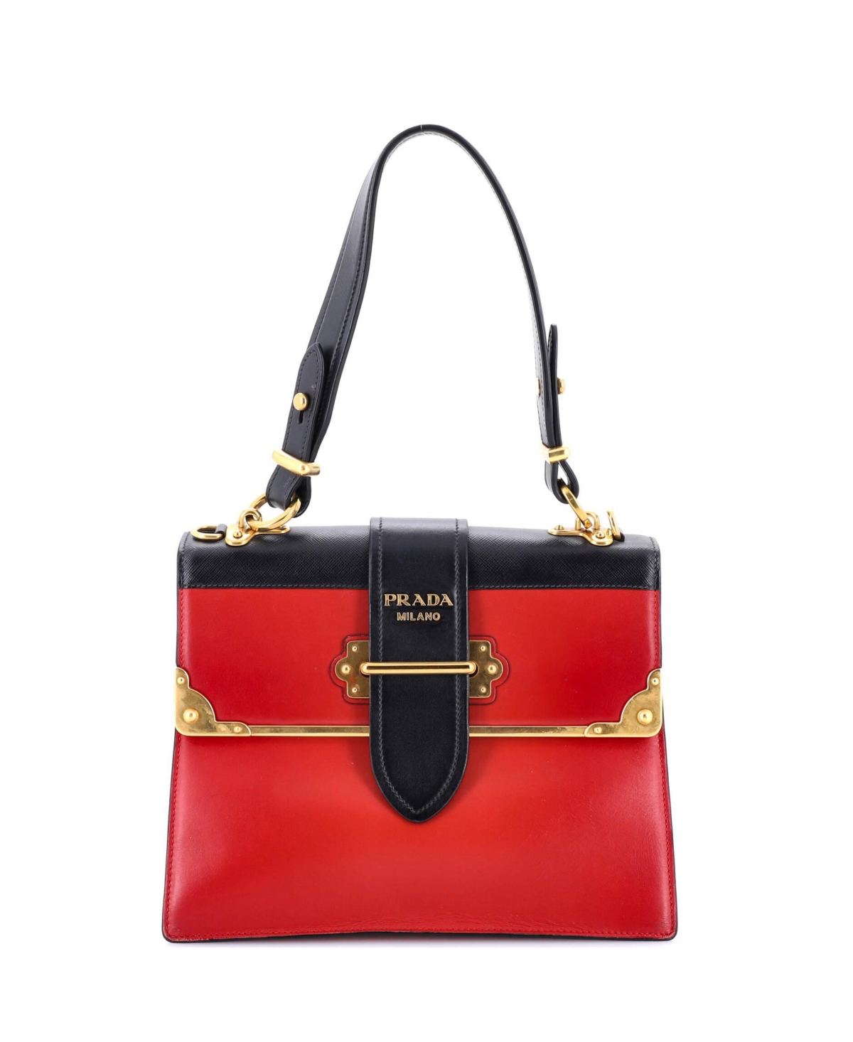 Click here for Pre-Owned Prada Medium Cahier Convertible Shoulder... prices