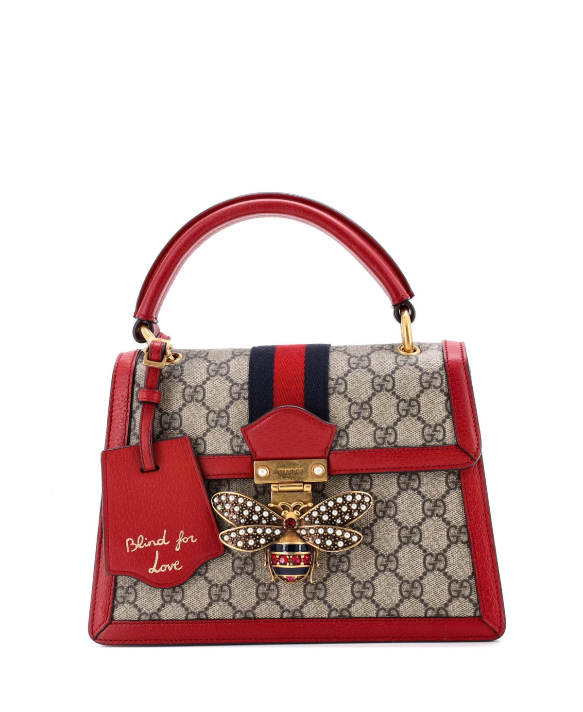 Click here for Pre-Owned Gucci Small Queen Margaret Top Handle Ba... prices