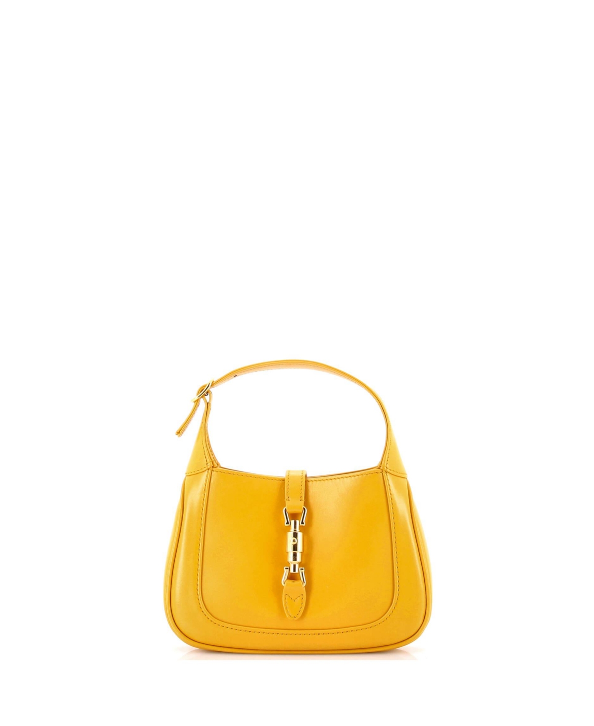 Click here for Pre-Owned Gucci Mini Jackie 1961 Hobo Leather - Ye... prices