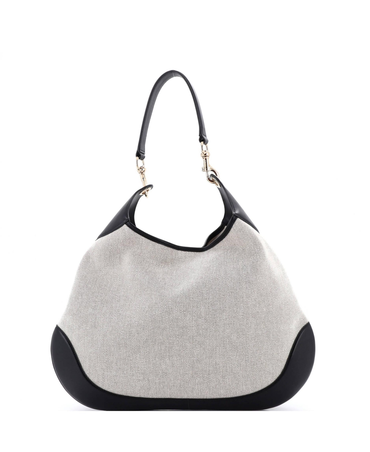 Click here for Pre-Owned Gucci Large B Shoulder Bag Canvas - Blac... prices